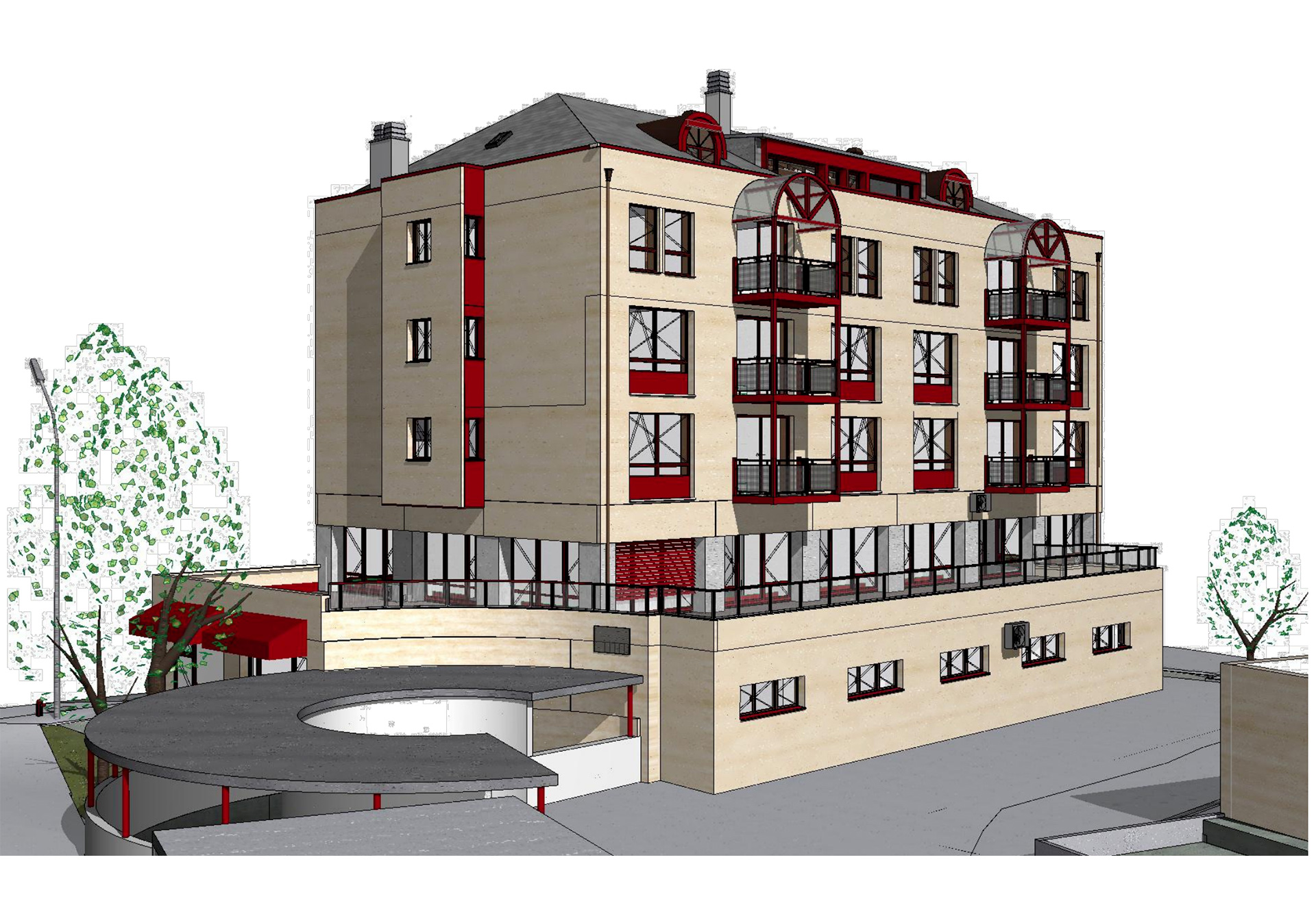 Architecte Fribourg : Scan 3D, plan & maquette BIM d'un bâtiment