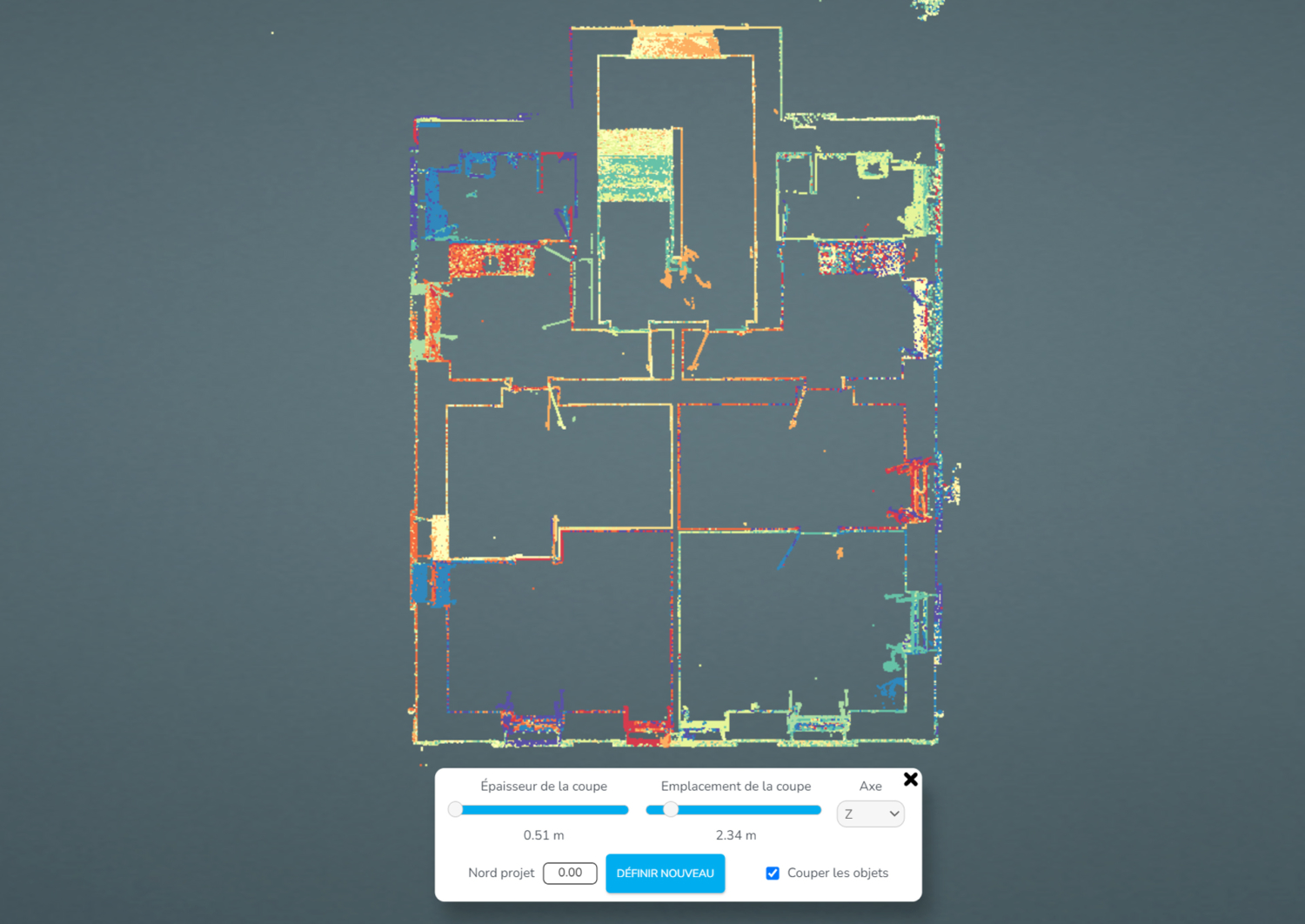 Atis-Cloud Virtual Tour, using the I 3D Scan Bat functions